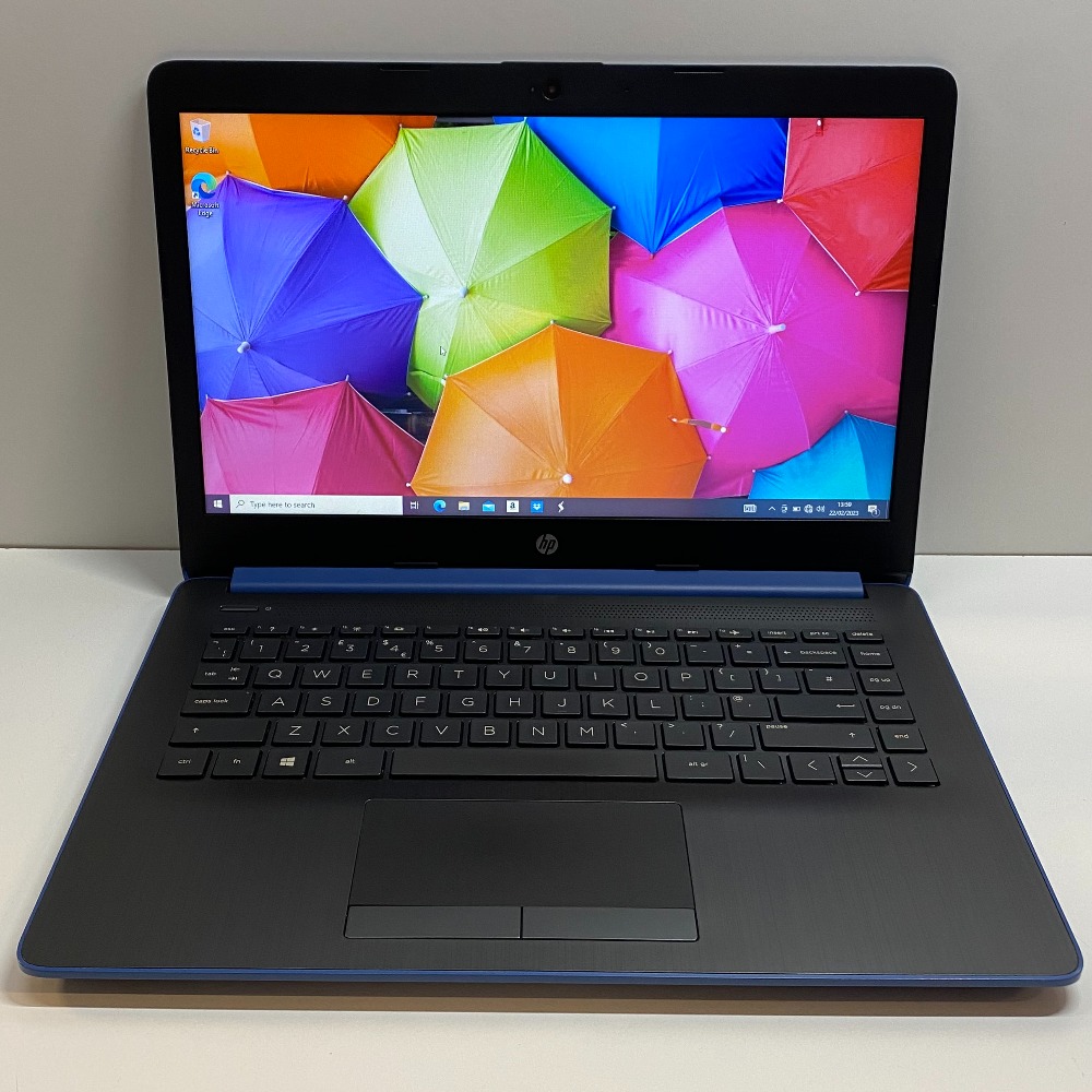 Pre-owned HP 14-CM0038NA Laptop Windows 10 14" 64GB in Blue - Own4Less